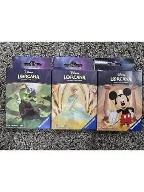 Disney | Games | Disney Lorcana Trading Card Game Sleeves Ursula ...